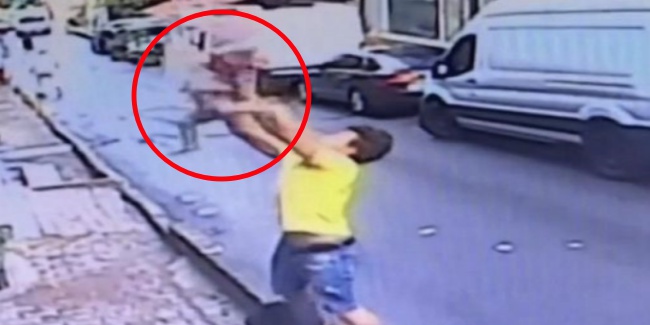 VIRAL VIDEO: Teen Caught Toddler Falling From 2nd Story Window