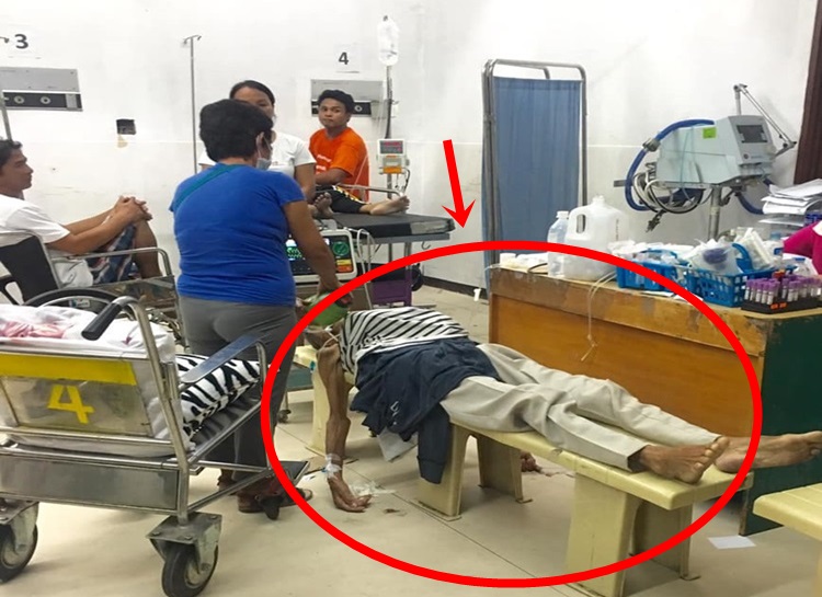 Photo of Old Man Inside Hospital Shows PH Healthcare System May Need ...