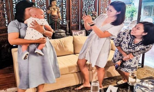 Leni Robredo Family Meets Korina Sanchez Twins Pepe & Pilar (Photos)