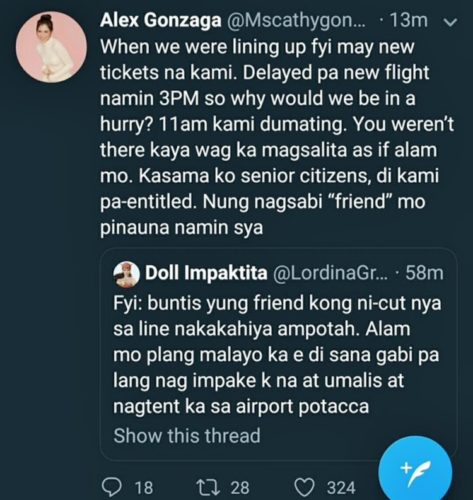 Alex Gonzaga Lambasted Over "Sumingit" Issue In Immigration Queue