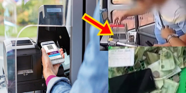 Man Inserts Mobile Phone Into Cash Box To Pay Bus Fare