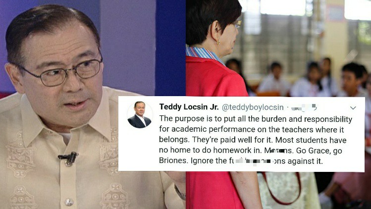 Teddy Locsin Cursed Teachers for No-Homework Policy, Netizens React