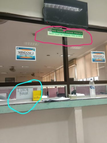 Netizens React To Establishment w/ “No Noon Break Policy” But Closed ...