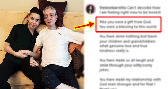 Leon Barretto Posts Heartfelt Message For Late Grandfather Miguel