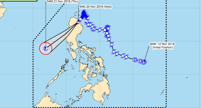 PAGASA - Sarah Becomes A Tropical Storm, Ramon Weakens Further