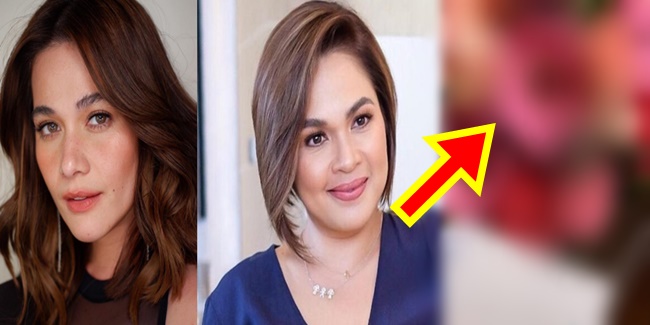 Bea Alonzo Receives Bouquet Of Flowers From Judy Ann Santos
