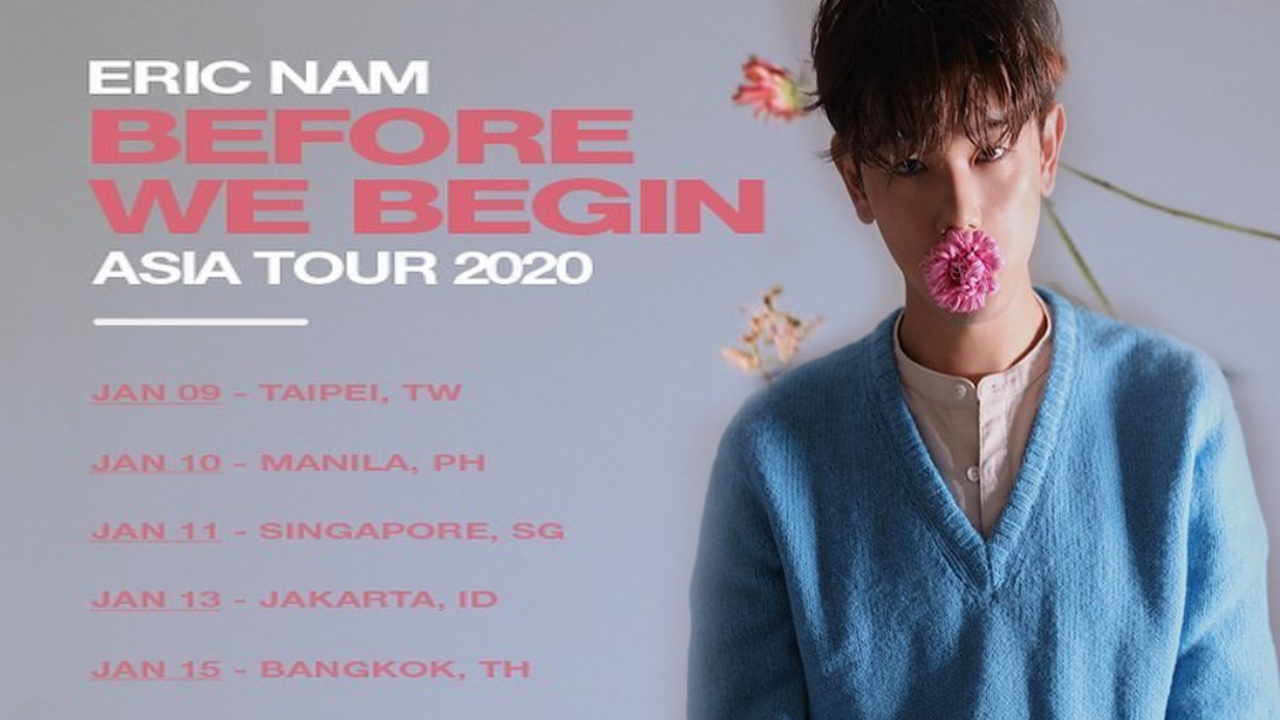 Korean R&B Singer Eric Nam is Coming to the Philippines for His Concert