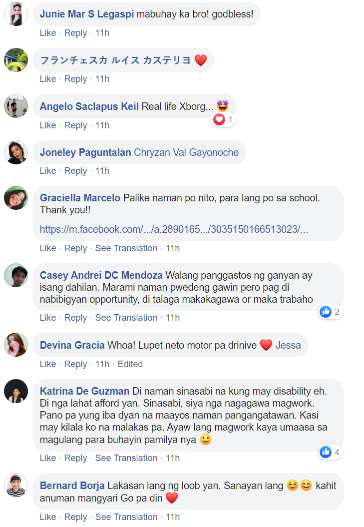 PWD Delivery Man with Artificial Legs Earned Praises from Netizens