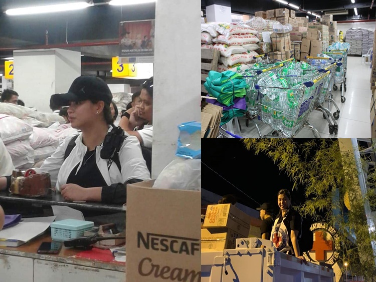 Angel Locsin Buys Relief Goods To Help Quake Victims in Davao City