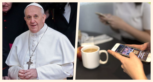 Pope Francis Has This To Say About Using Cellphones