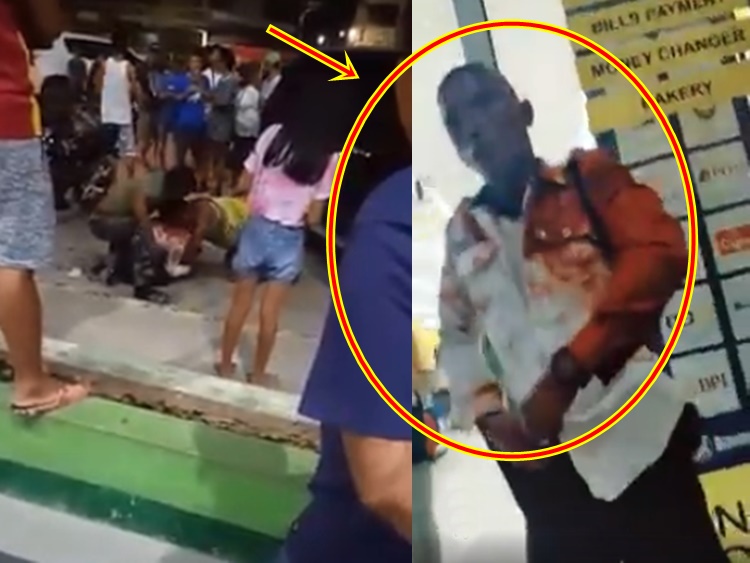 Intense Fight Between Security Guard & Some Customers Caught on Camera