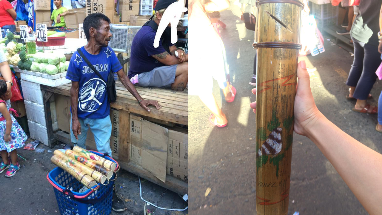 Netizen Emotionally Shared Aeta Selling Bamboo Coin Bank in Divisoria