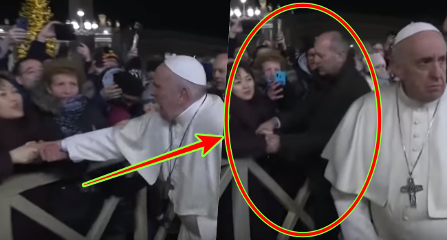 Pope Francis Slaps Woman On New Year, Apologizes (VIDEO)