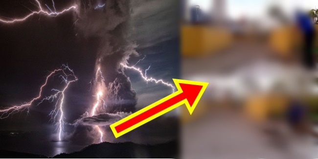 Taal Volcano Eruption: Photos Of Building Rooftop Covered W/ Thick Ashfall