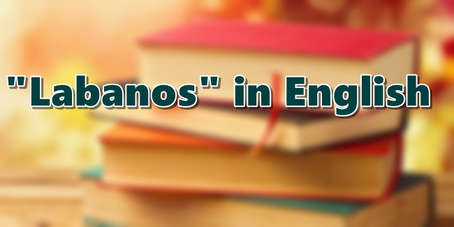 Labanos in English - Translate "Labanos" in English