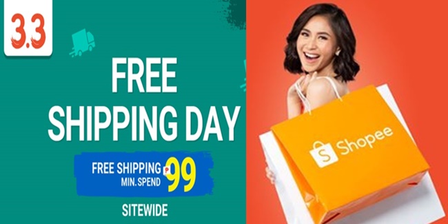 Shopee 3.3 Fashion Festival: Enjoy Free Shipping Deals