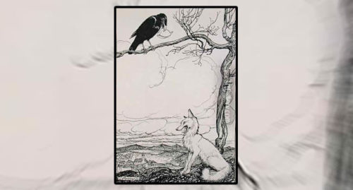 The Fox And The Crow - One Of Aesop's Fables (TEXT)