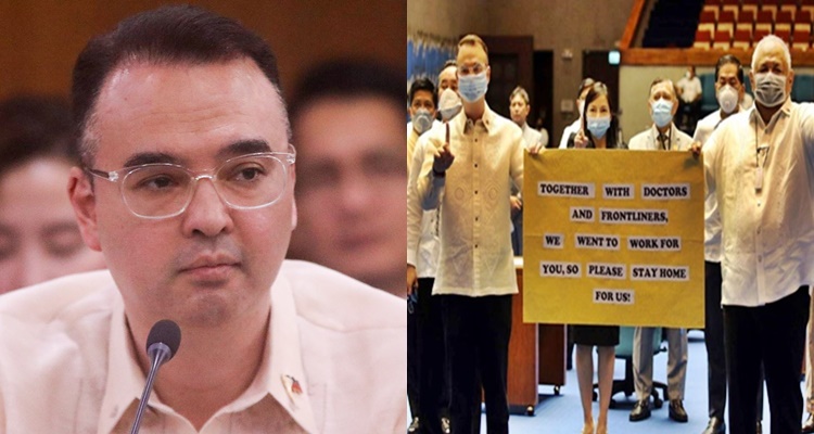 Alan Peter Cayetano defends controversial 'We went to work for you' photo