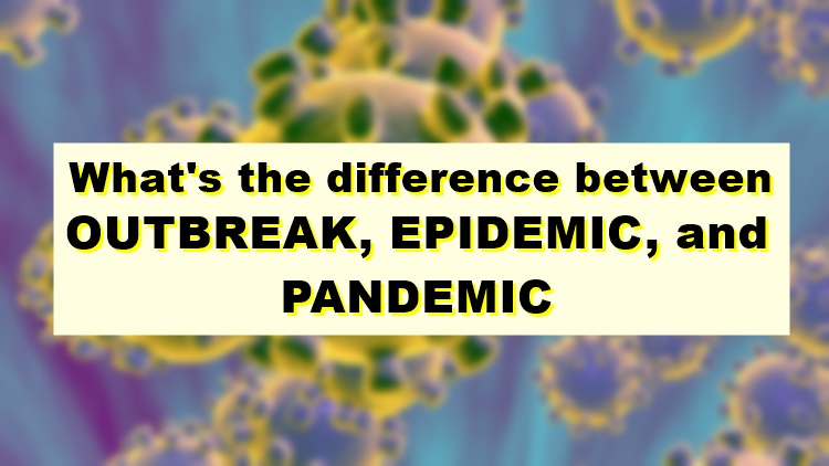 Coronavirus Disease - Difference Of Pandemic, Epidemic, & Outbreak