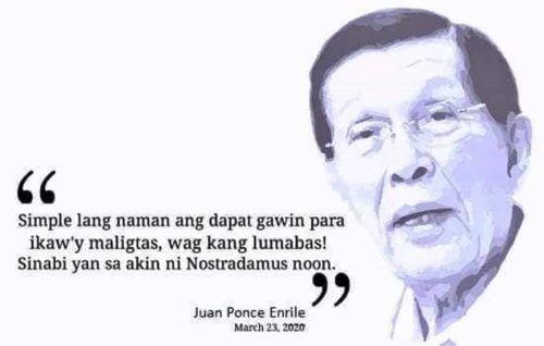 Juan Ponce Enrile Reaction To Memes About Him On Social Media