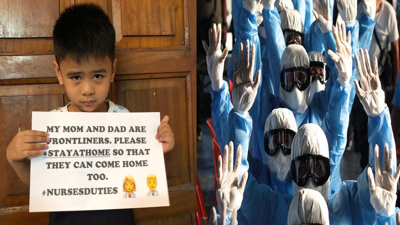 Frontliners Kid Express Heart-Melting Message to Public Goes Viral