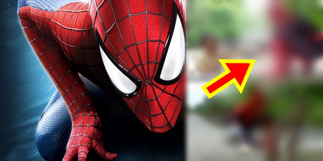 Pinoy Man Wears Spider-Man Costume While Distributing Relief Goods