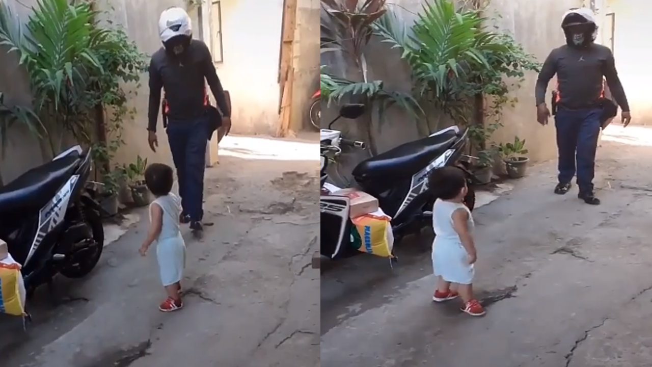 Frontliner Dad Drives Away His Little Kid Wanting to Hug Him Goes Viral
