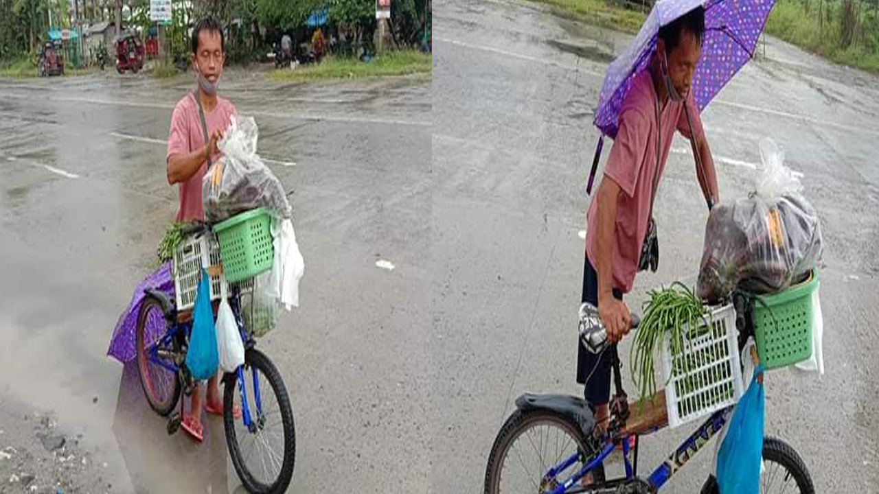 PWD Vendor Keeps on Peddling Vegetables Despite COVID-19 Threat