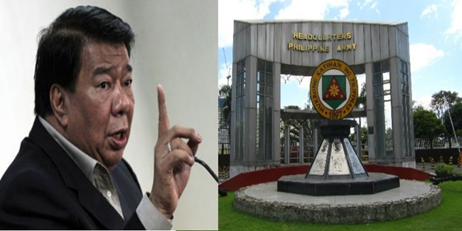 Drilon Says Govt's Should Consider Selling Military Camps In EDSA