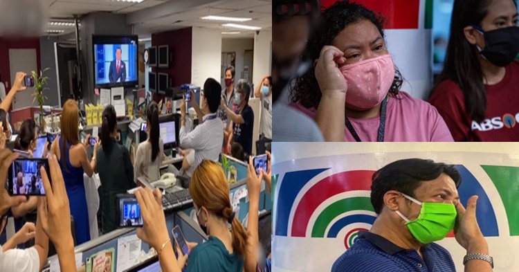 Heartbreaking Scene Inside ABS-CBN Newsroom Before Network Signs Off