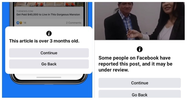Facebook Adds Pop-Up For Old News, Warns Users Before Sharing