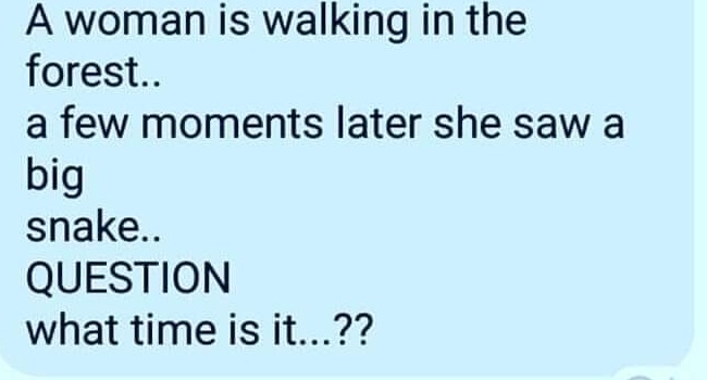 A Woman Is Walking In The Forest Riddle (Answer & Explanation)