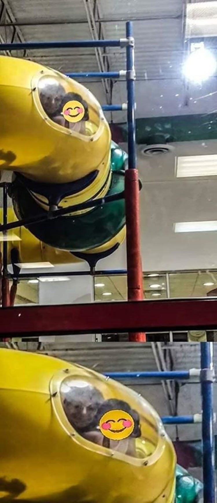 Creepy Entity Caught on Camera Sitting Beside Young Girl Inside ...