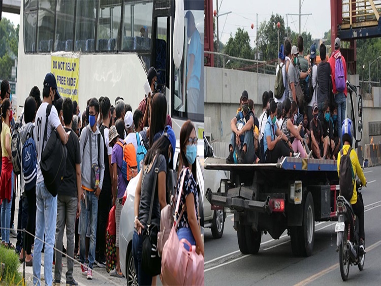 MMDA Says Filipino Commuters Defy Health Guidelines at Start of GCQ