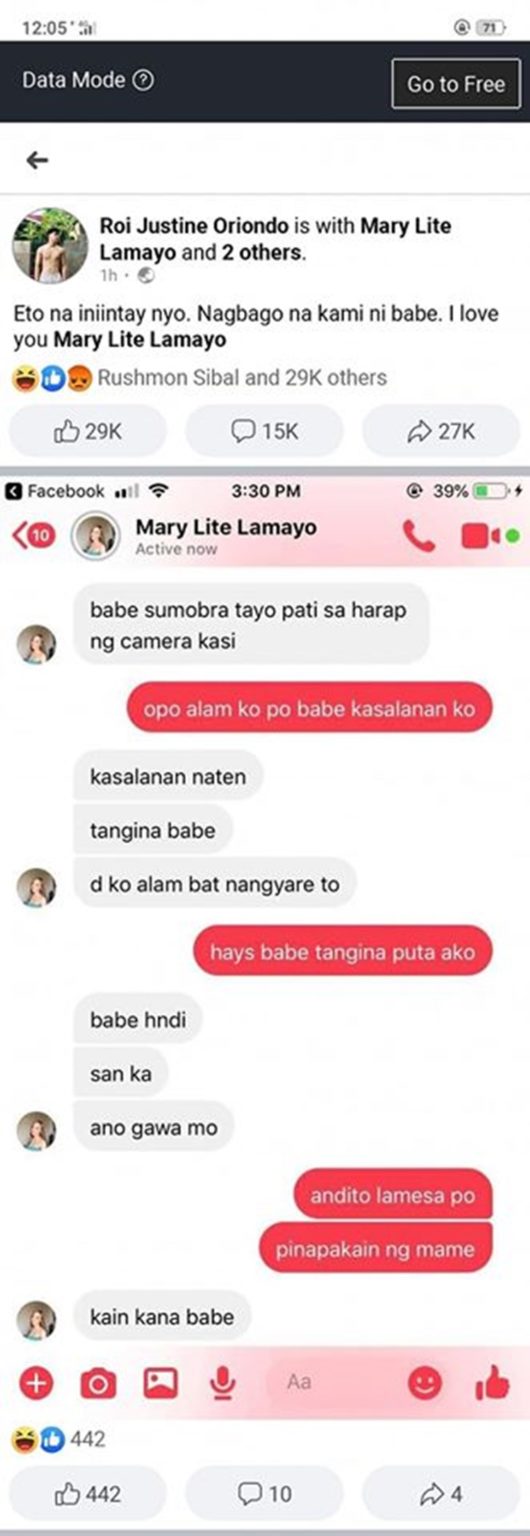 Mary Lite Lamayo & Boyfriend's Naughty Conversation Leaked Online