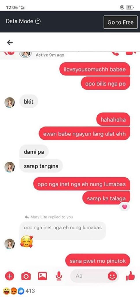 Mary Lite Lamayo & Boyfriend's Naughty Conversation Leaked Online