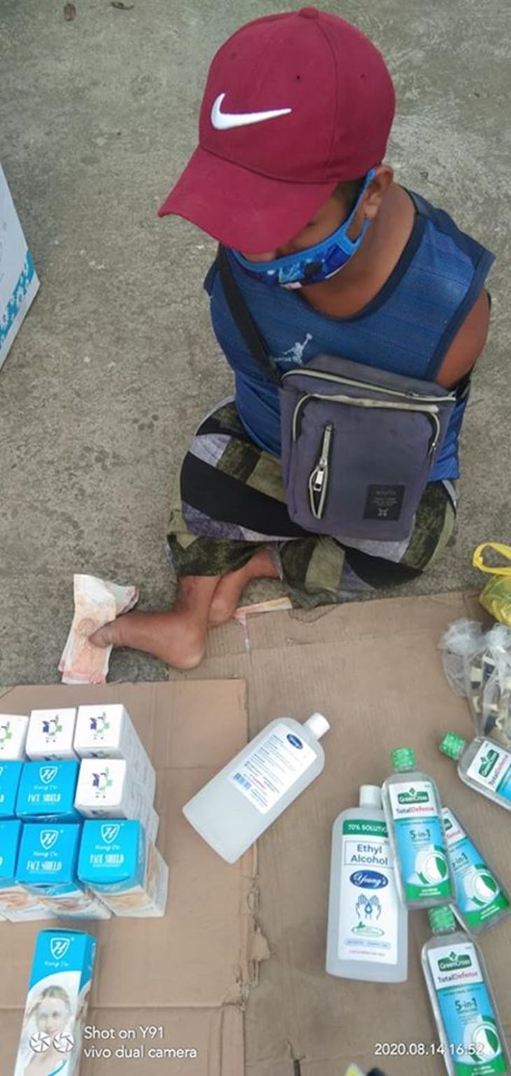 PWD Vendor Goes Viral For Selling Face Shields & Disinfectants Despite ...