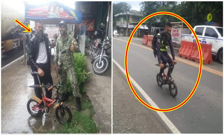 Poor Security Guard Using Kiddie Bike Receives Brand New Bike From Kind ...