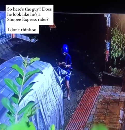 Woman Exposed Fake Shopee Rider Who Attempt to Deliver Parcel at Night