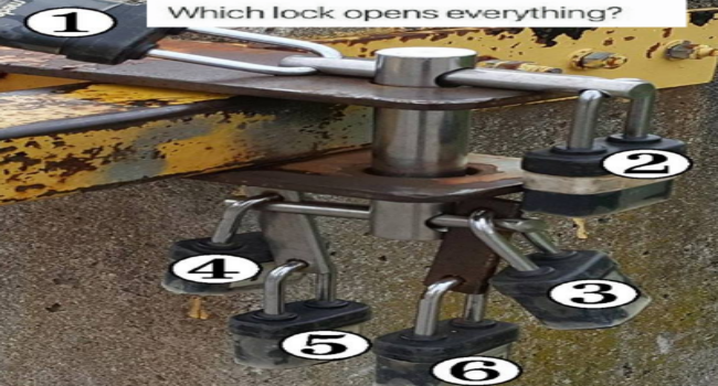 Which Lock Opens Everything Answer And Explanation
