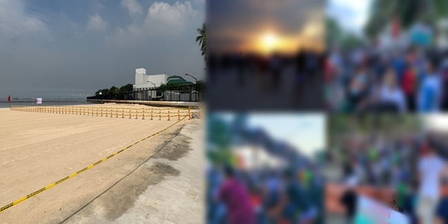 Dolomite Beach of Manila Bay Draws Crowds (Photos)