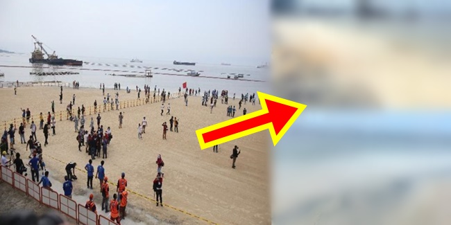 Manila Bay: Netizen Shares Photos Of White Sand Wash Out To Sea