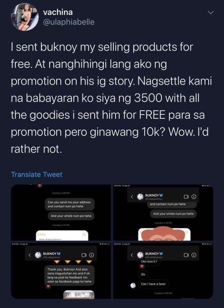 Netizen Makes Unexpected Revelations About Controversial Vlogger "Buknoy"