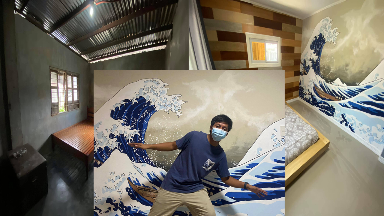 Civil Engineer Transform Simple Room into Japanese-style Makeover