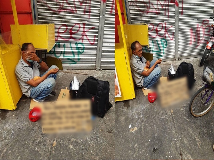 Heartbreaking Photos of Poor Man Seeking Help After Victimized by Robbery