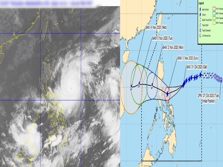 PAGASA: Signal No. 3 Raised Over Catanduanes, Typhoon Rolly Maintains ...