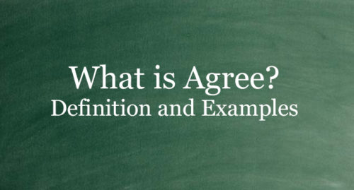 What Is Agree? Definition And Usage Of This Term