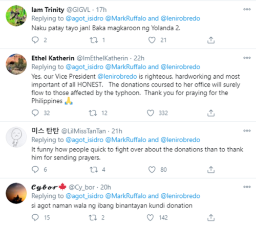 Agot Isidro Asks 'Incredible Hulk' Actor to Send Donations to VP Office