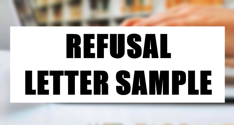 Refusal Letter Sample