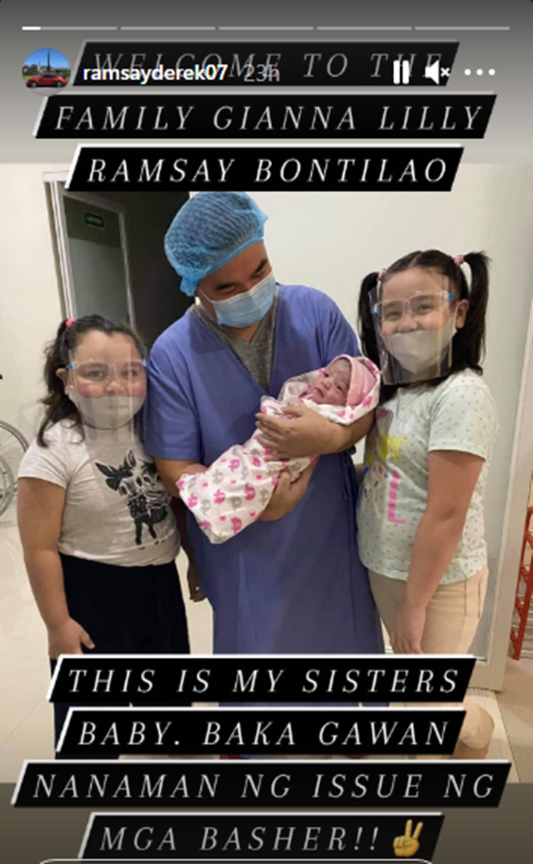 Derek Ramsay Shares Photo Of A Baby w/ This Striking Caption